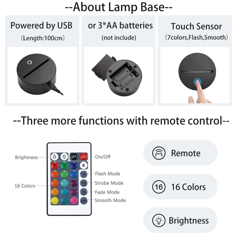 Genshin Impact LED Lamp | Island of Anime