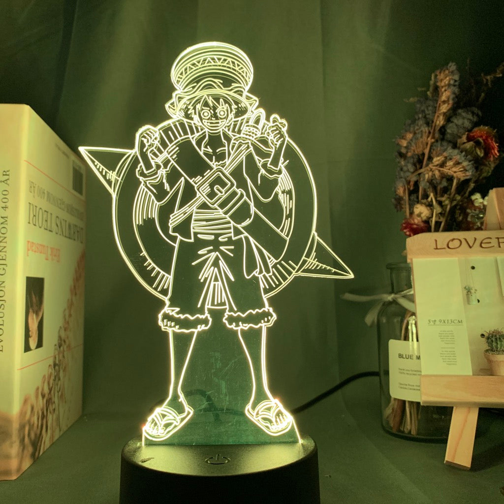 Luffy LED Lamp | Island of Anime