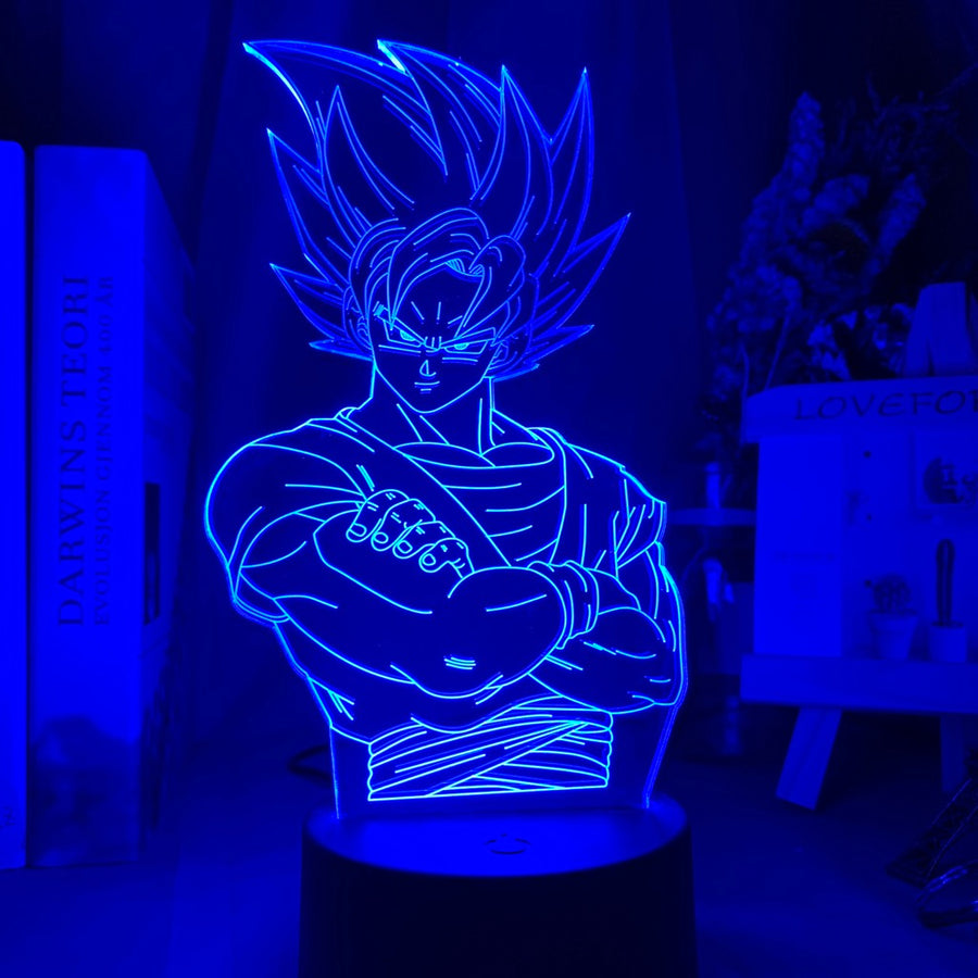 Goku Super Saiyan LED Lamp | Island of Anime