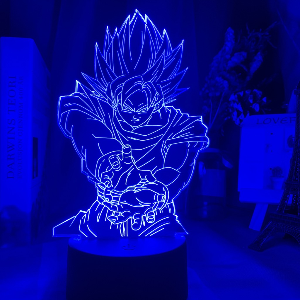 Goku Super Saiyan LED Lamp | Island of Anime